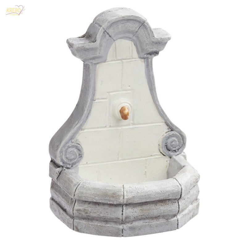 Polyresin Streudeko Deko Miniatur Minigarten Brunnen II, 2,95